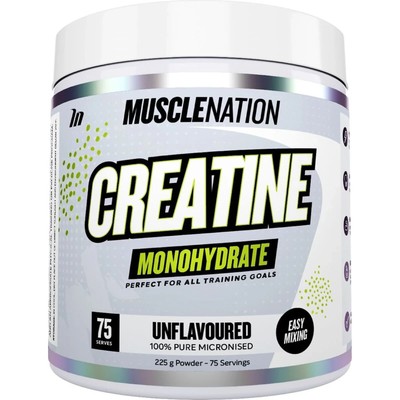 Muscle Nation Creatine Monohydrate Unflavoured 225g | eBay