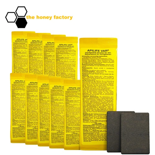 10x2 APILIFE VAR Streifen Api Life Varroa Behandlung Thymol Liebig ...