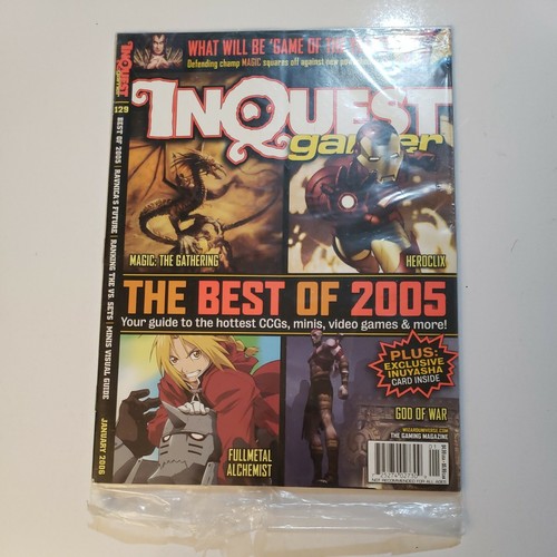 Inquest Magazine #129 January 2006 MTG HEROCLIX GOD OF WAR FULLMETAL ...