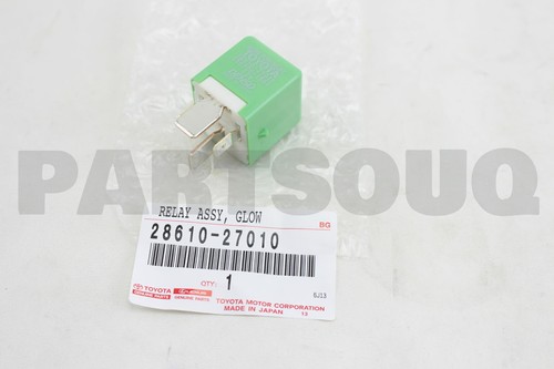 2861027010 Genuine Toyota RELAY ASSY, GLOW PLUG 28610-27010 | eBay