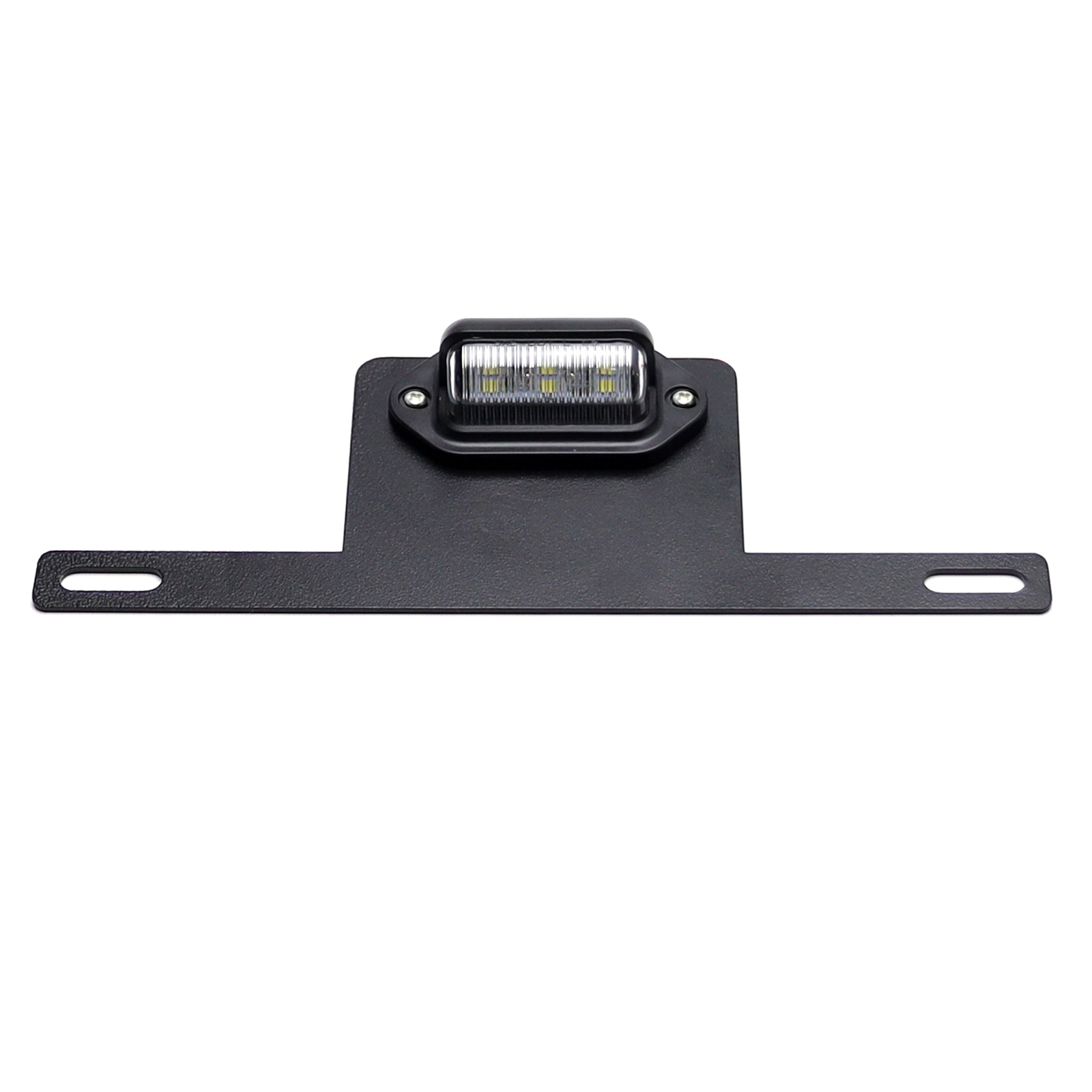 Steel License Plate Backet Holder w/ White LED Tag Light For Truck RV ...