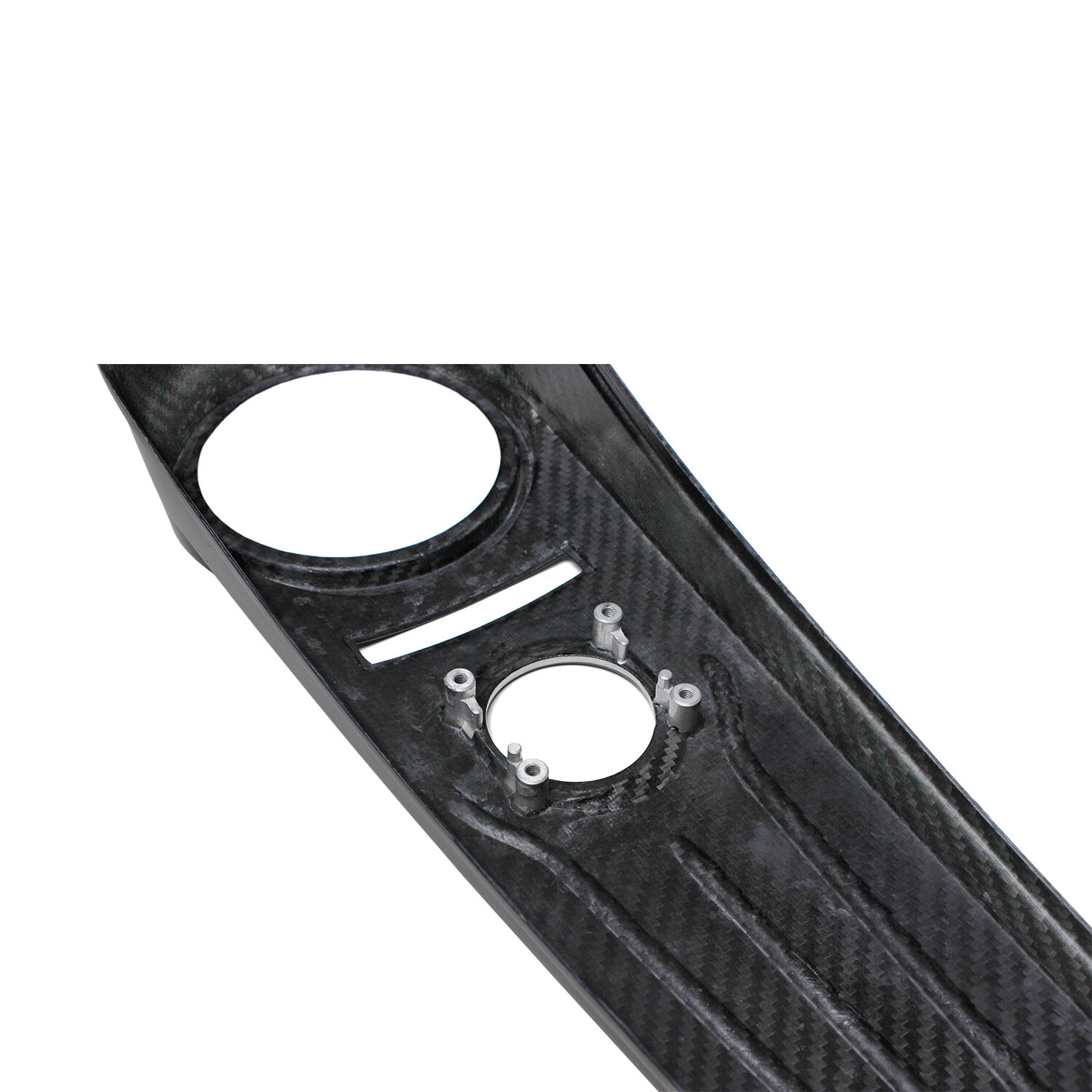 100% Black Carbon Fiber Gas Tank Dash Panel Console for Harley Road ...