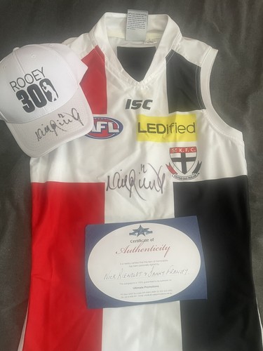 Nick Riewoldt Signed Jersey and Hat | eBay