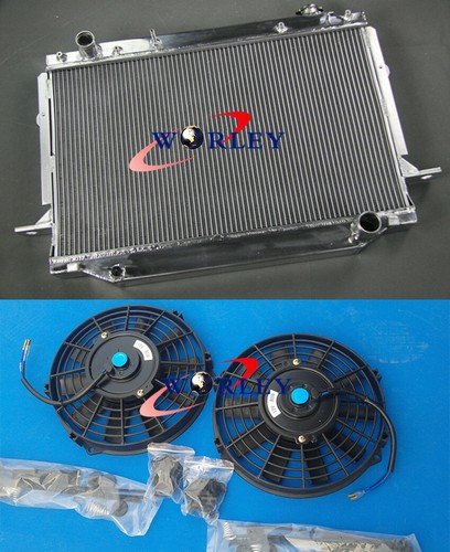 For Toyota Land Cruiser 80 Series FJ80R FZJ80 4.5L MT aluminum radiator ...