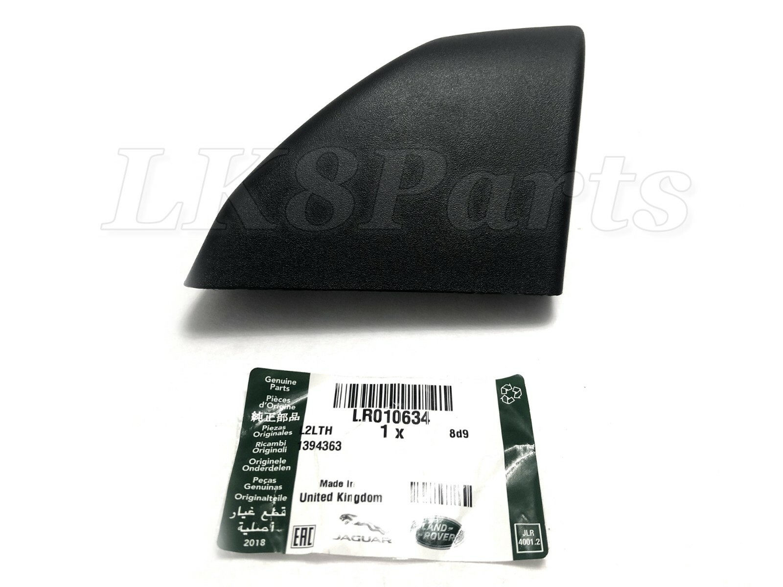 Land Rover LR3 LR4 Front WheelArch Moulding Cap LH LR010634 Genuine New ...