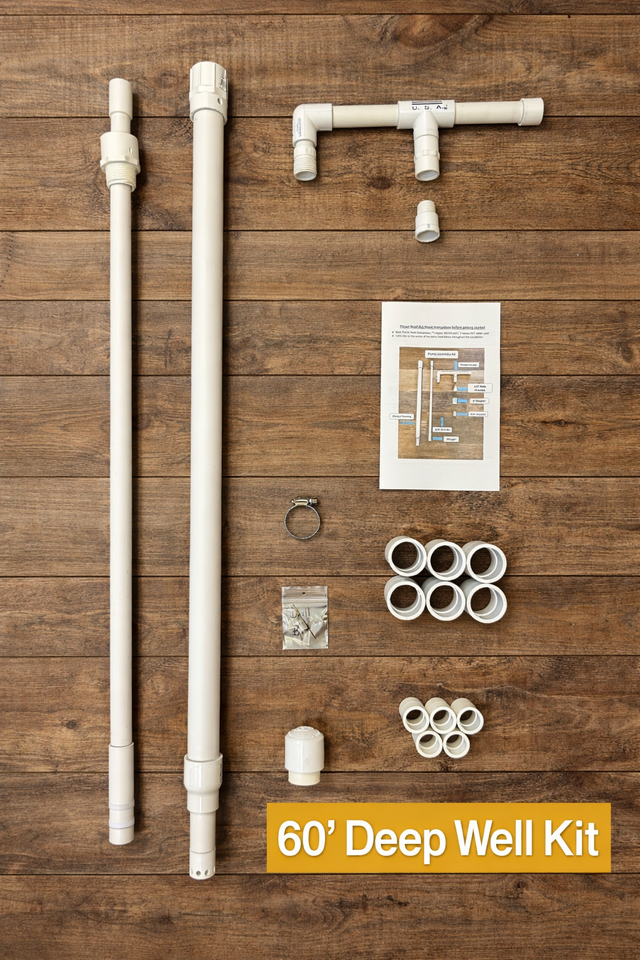 Manual Deep Well Hand Pump Kit – Emergency Backup Water – Up to 150 ft ...
