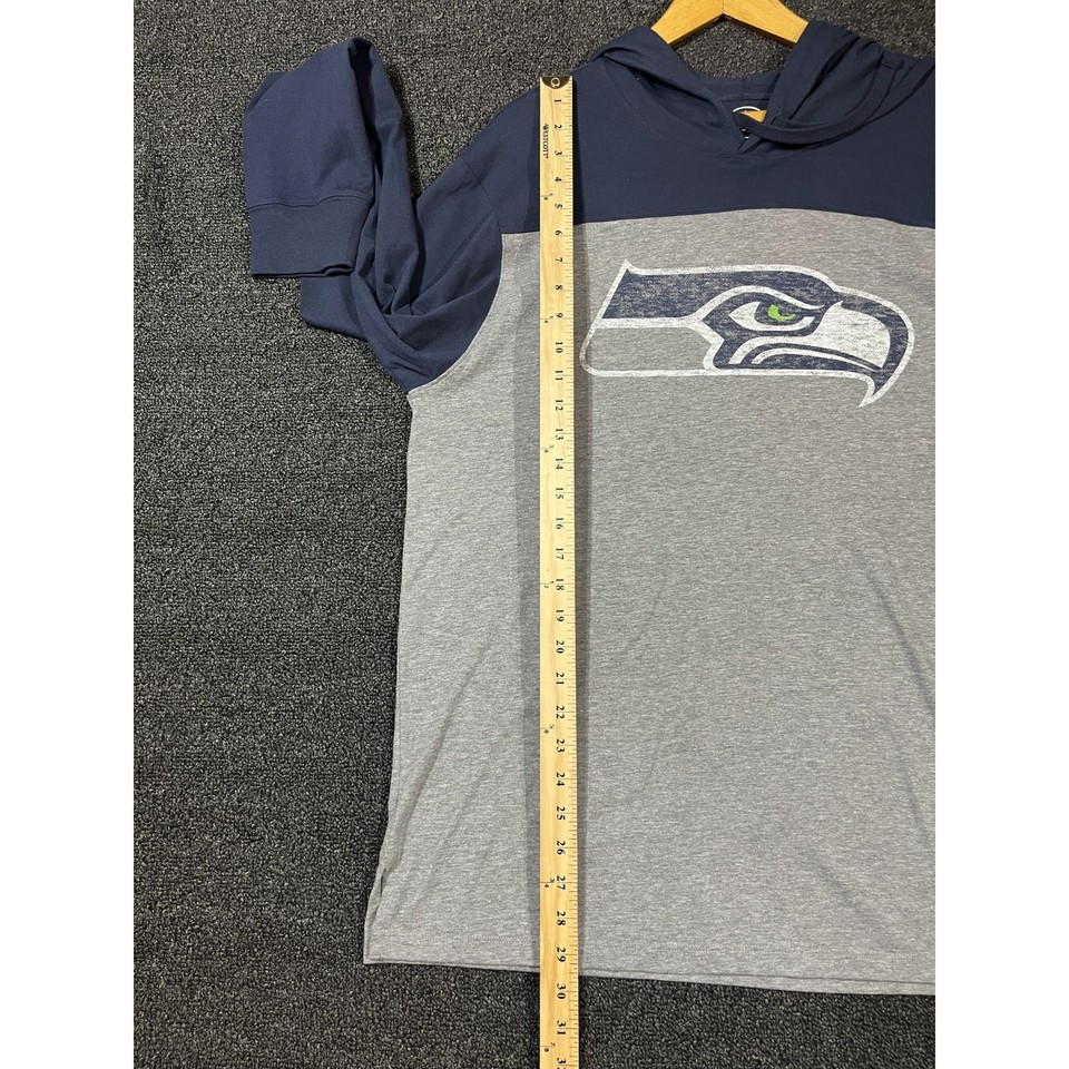 47 Brand Seattle Seahawks NFL Team Apparel Long Sleeve Hoodie Men's XL ...
