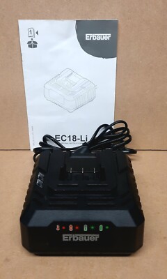 Erbauer 18V Battery Charger EC18-Li EXT Li-ion Compact 2.4A | eBay