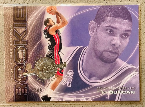 2002-03 Upper Deck Rookie Inspirations NBA #97 Tim Duncan Malik Allen ...