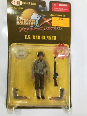 WWII U.s. Bar Gunner The Ultimate Soldier XD 1 18 2000 21st Century ...