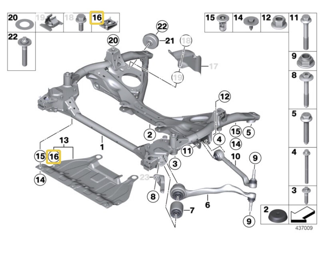Genuine BMW OEM c-clip nut for undertray 51717065773 X2 | eBay