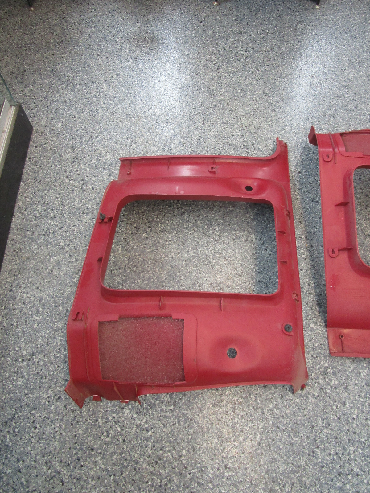1992-1996 Ford F150 F250 F350 Rear Interior Panel Trim Super Cab Red ...