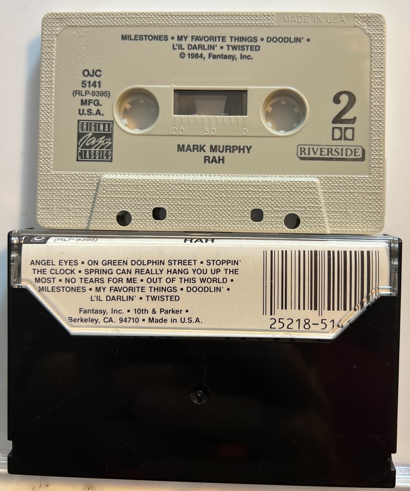 Mark Murphy : Rah (Cassette Tape Original Jazz Classics) *Rare* *Very ...