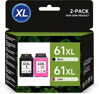 #61 XL For HP 61XL Ink Cartridges For HP ENVY 4500 4502 5530 5531 5535 ...