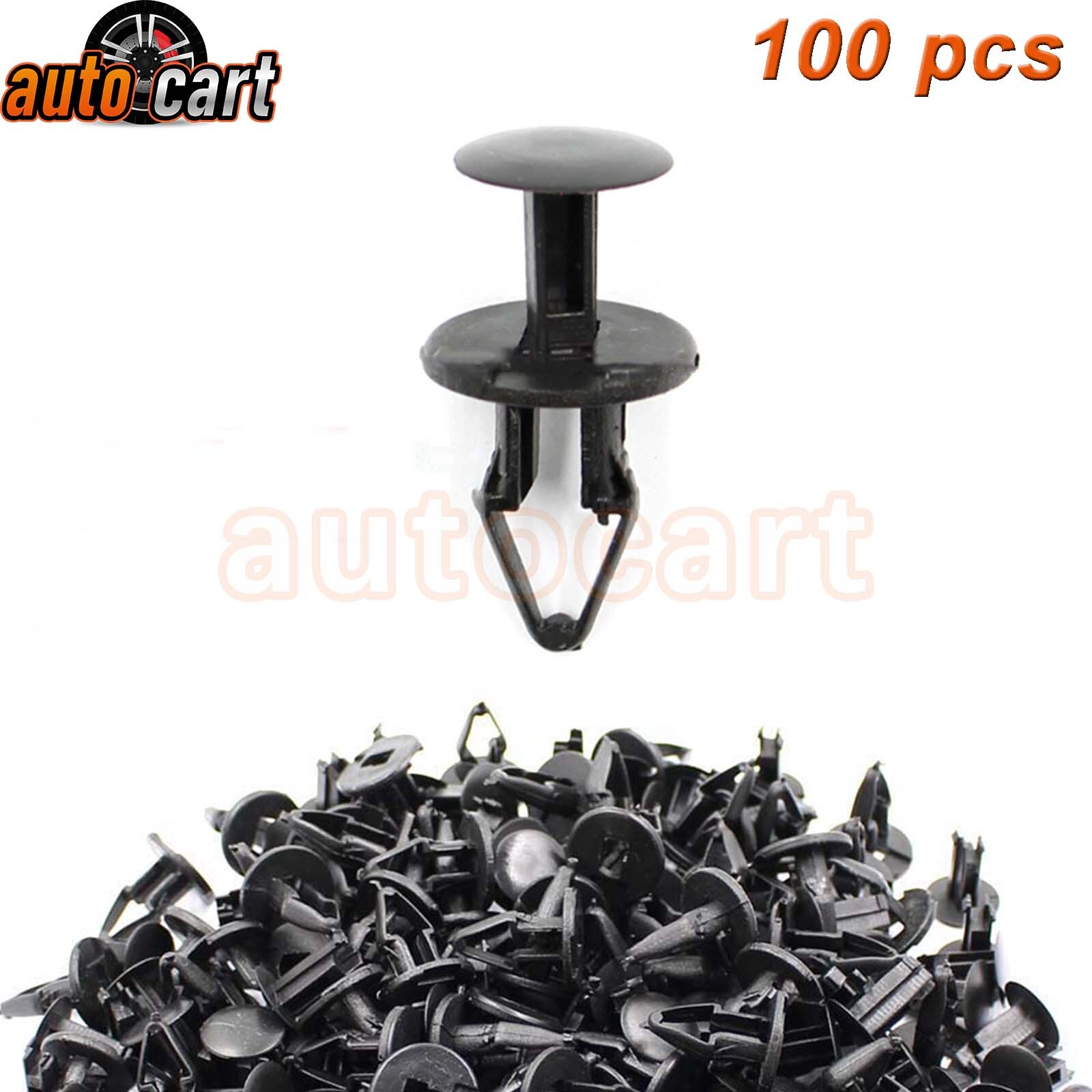 100pcs Fender Liner Clip Flares Retainer Push-Type Fastener for GMC GM ...
