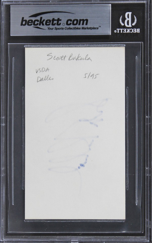 Scott Bakula Star Trek Enterprise Authentic Signed 3x5 Index Card BAS ...