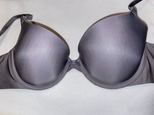 Victoria Secret 34C bra Very sexy Demi Satin women's Gray | eBay