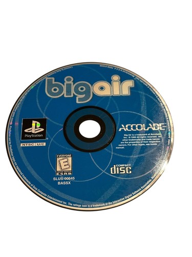 Big Air PlayStation Video Game NTSC E Rated Sports PS1 | eBay