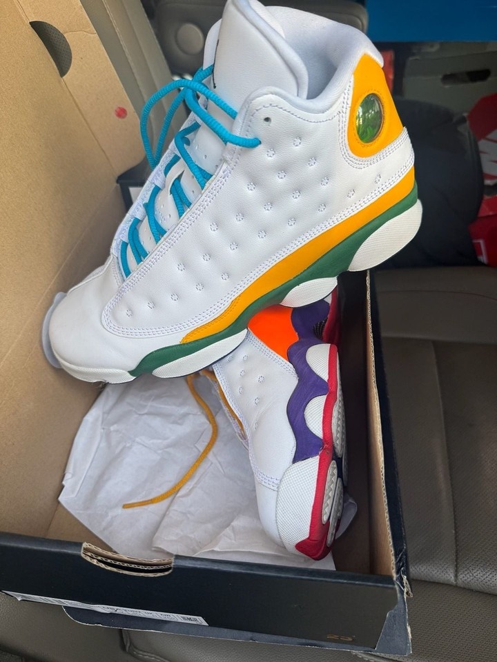 Air Jordan 13 Retro KSA Playground White/Multicolor | eBay