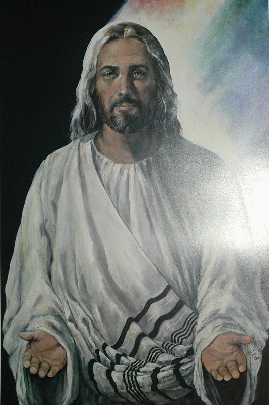 Beth Sweigard PRINCE OF PEACE 24x17 Yeshua Jesus Prayer Shawl Messianic ...