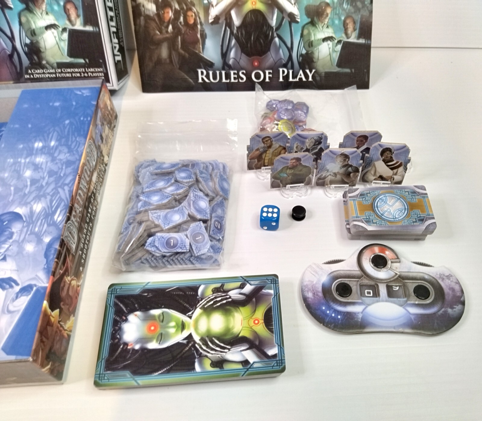 Infiltration Board Game Android Universe Fantasy Flight Vaccarino 2-6 ...