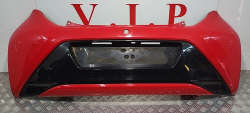 GENUINE TOYOTA AYGO RED & BLACK REAR BUMPER 2014-2018 52151-0H020 | eBay UK