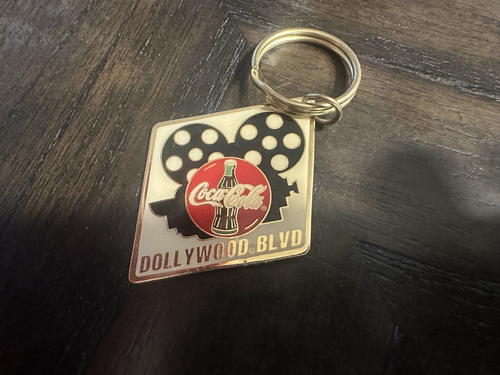 Dollywood Keychain CocaCola Keychain 1 3/4" sq | eBay