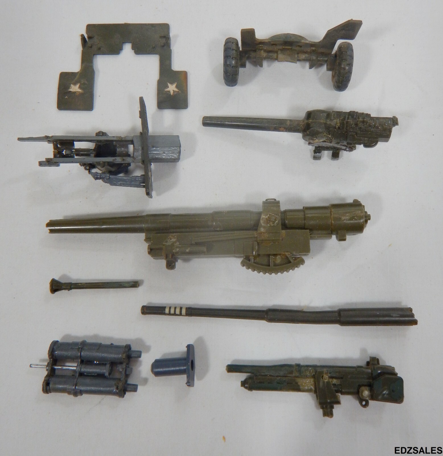 Lot of Military Vehicle Model Kits - Armored Car, Jeep, Tank, Anti ...