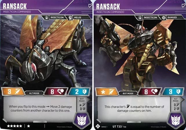 Transformers TCG: Ransack // Insecticon Commando [Mint/NM] from set ...