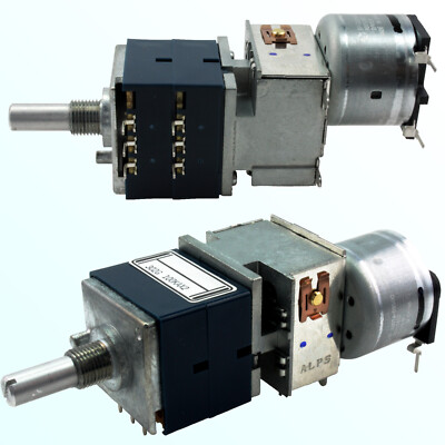 ALPS 100K Potentiometer motorised RK27112MC dual Pot A100K logarithmic ...