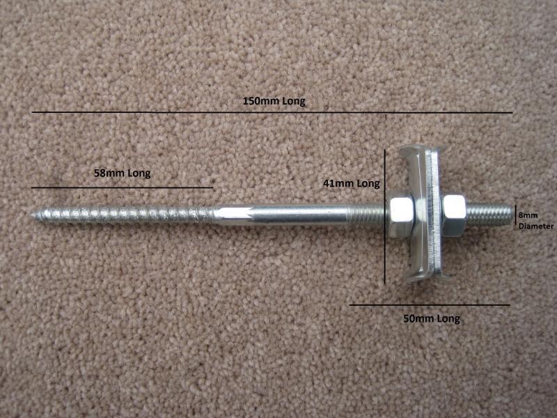 Rear Mounted Cast Iron Radiator Wall Stay - Radiators Stays Brackets ...