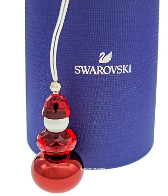 New 100% Authentic SWAROVSKI Crystal Holiday Cheers Red Snowman ...