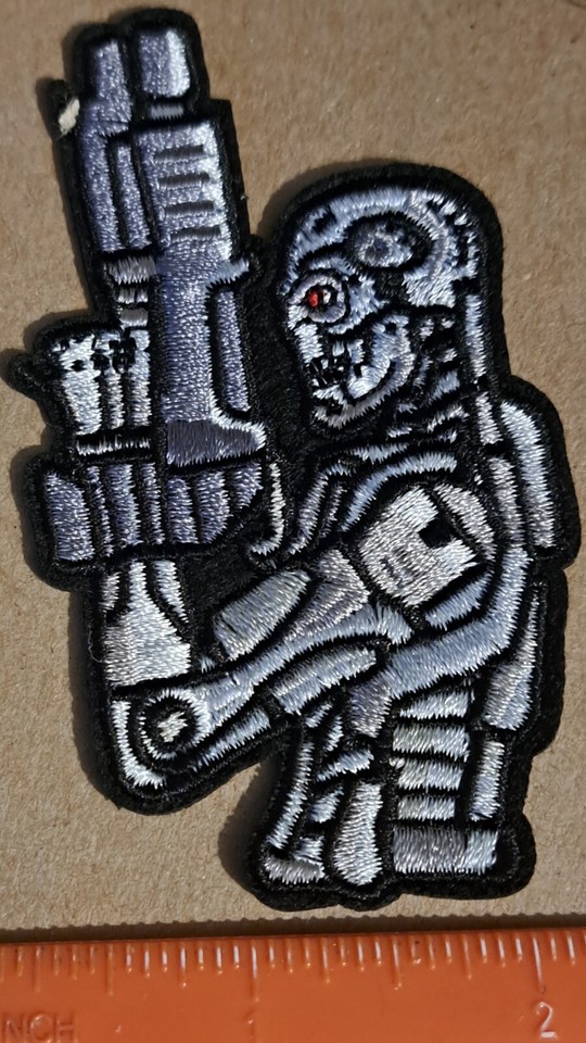 Terminator T-800 embroidered Iron on patch | eBay