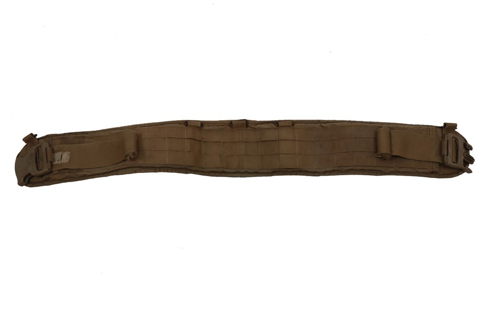 Large Used USMC FILBE Coyote Padded Sub War Belt Hip Belt Marine Corps ...