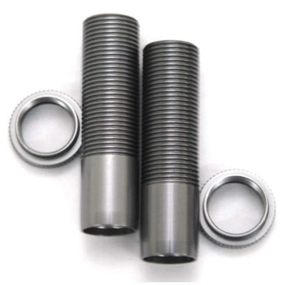 NEW STRC Axial Wraith Shock Bodies / Spring Collars Gun Metal (2 ...
