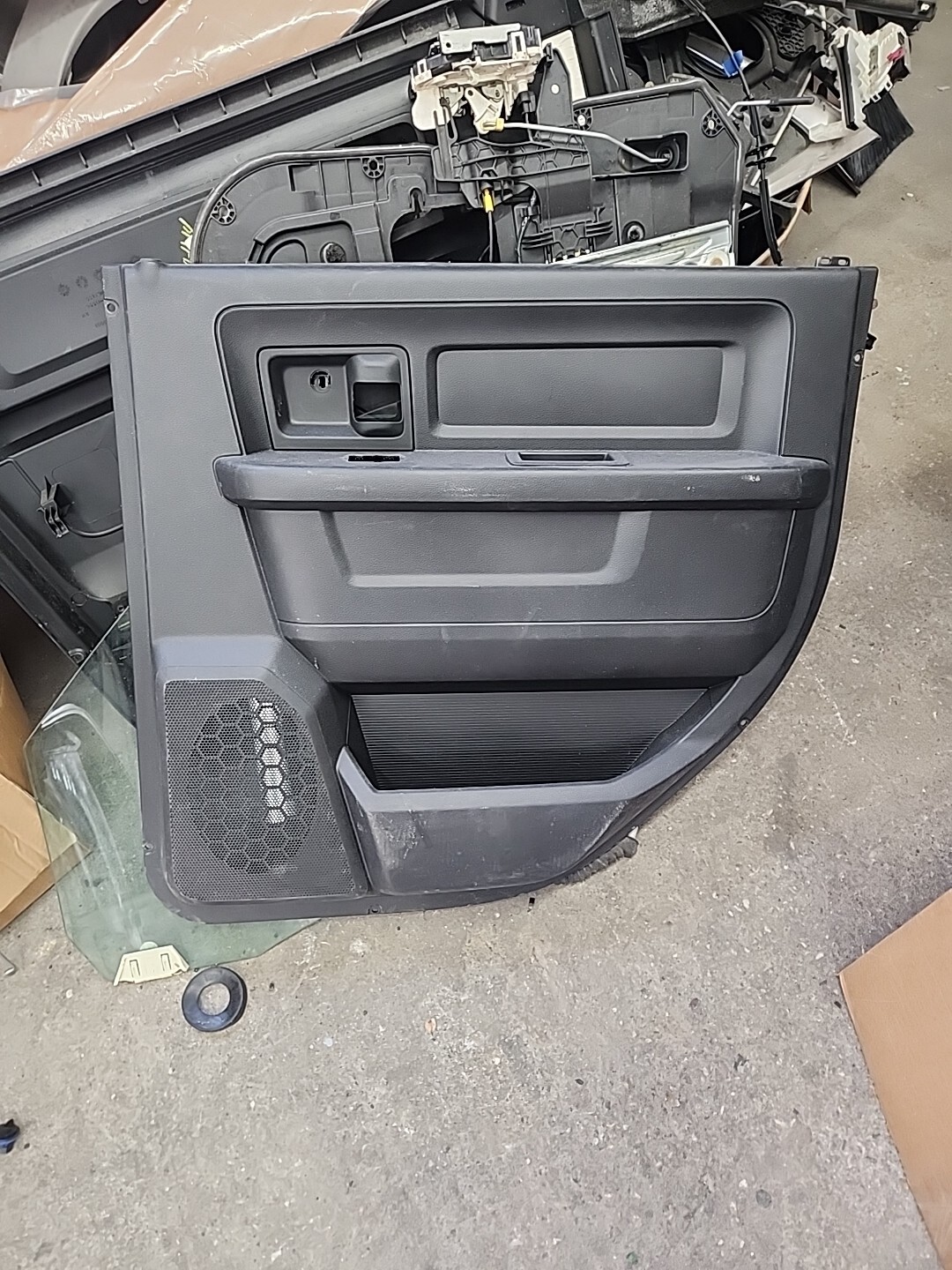2014 DODGE RAM 2500 RIGHT REAR PASSENGER SIDE INTERIOR DOOR TRIM PANEL ...