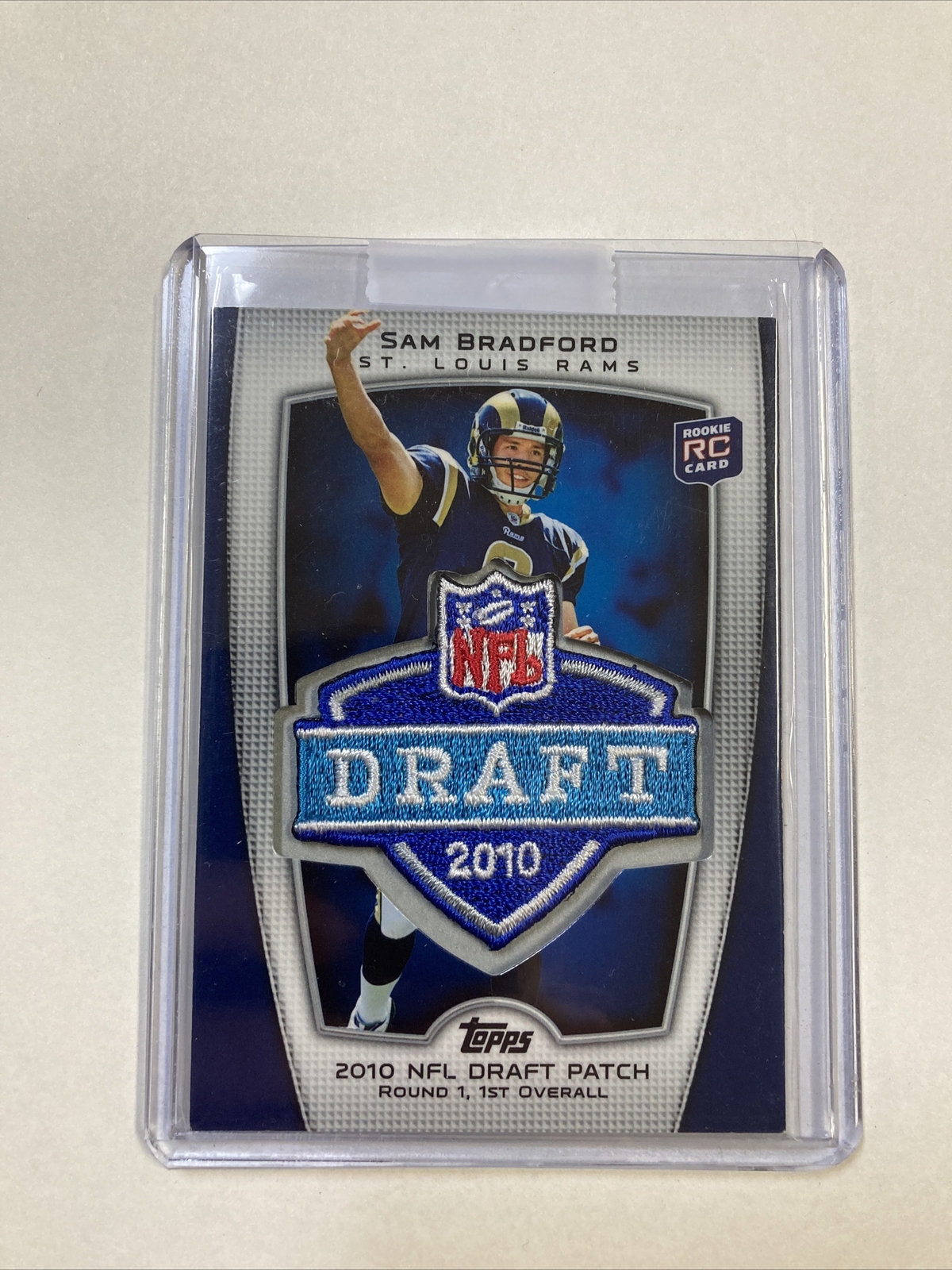 SAM BRADFORD - 2010 Topps NFL Draft Patch #TRGT-1 Rookie RC Rams OU | eBay