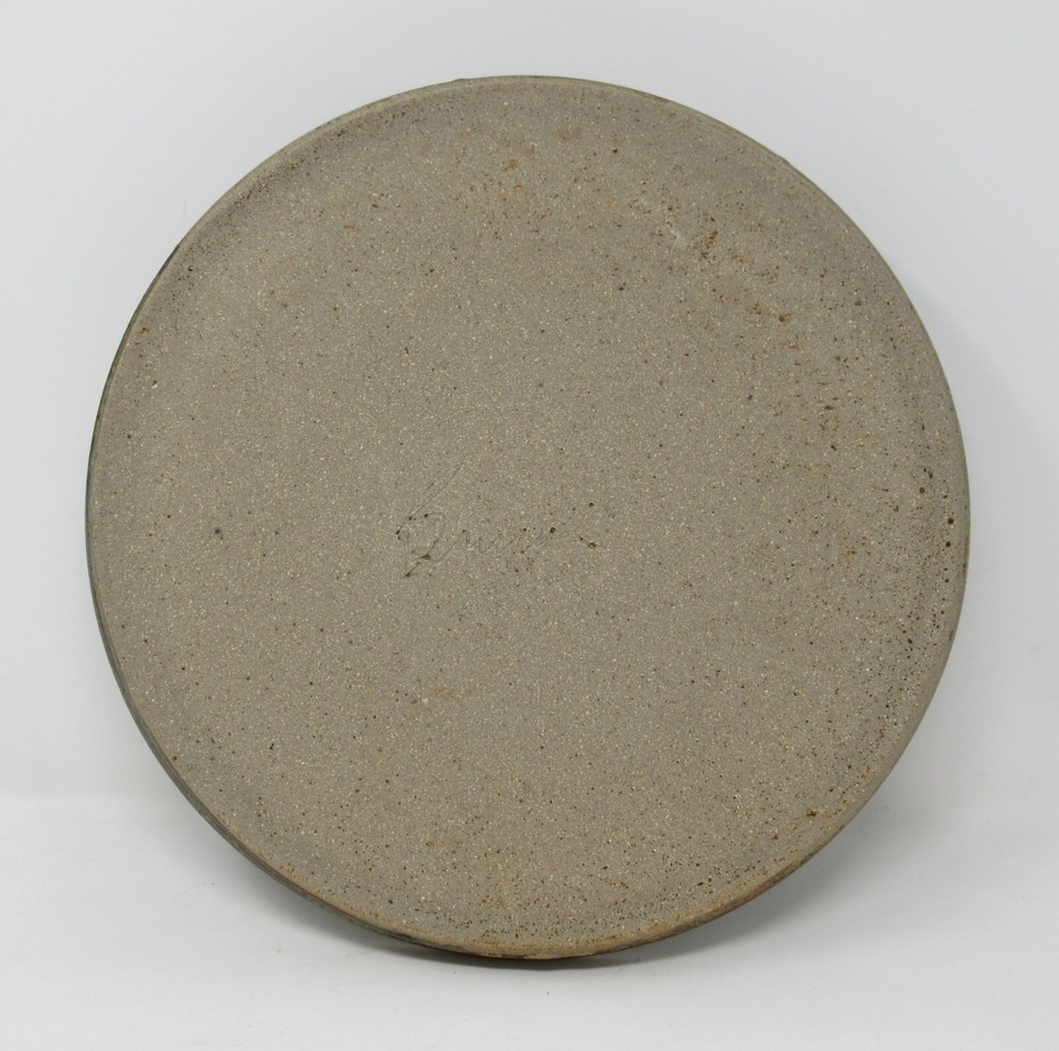 Robert "Bob" Briscoe Studio Pottery Blue & Brown Dinner Plates Set of 7 ...