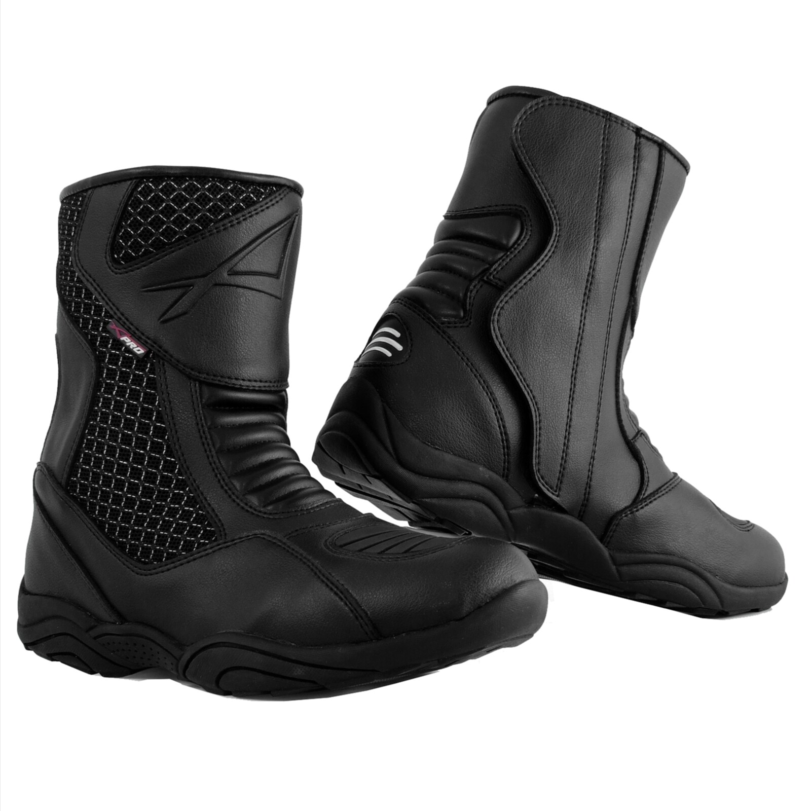 Motorbike Sport Waterproof Lined Boots Touring Motorcycle Sonicmoto All ...