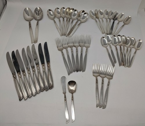 Oneida Community Silver Plate South Seas Pattern 1955 MCM 45 piece Lot ...