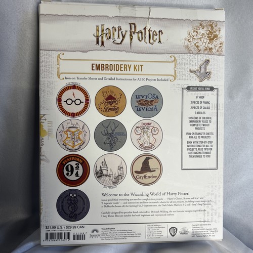 Harry Potter Embroidery Kit Wizarding World Open Box. | eBay
