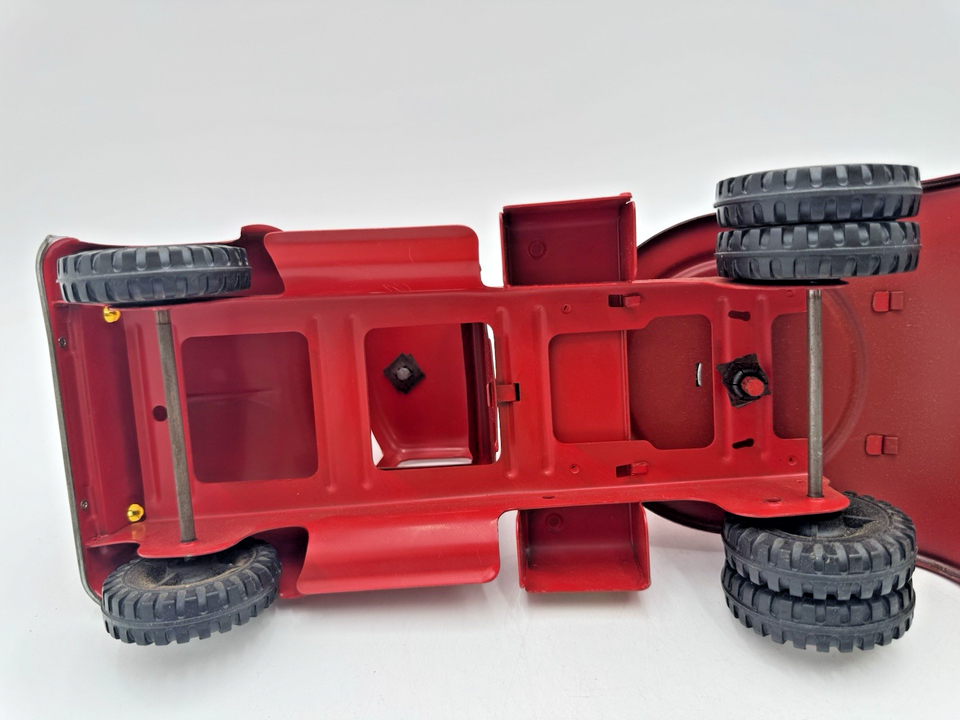 Vintage 56' Tonka Toys #900-6 Tonka Fire Dept Set w/OG Box Pressed ...