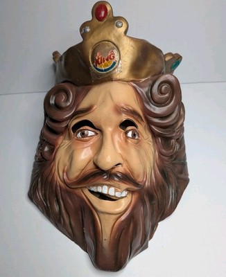 Rubie's Burger King Full Face Mask Official Restaurant Mascot 2007 | eBay