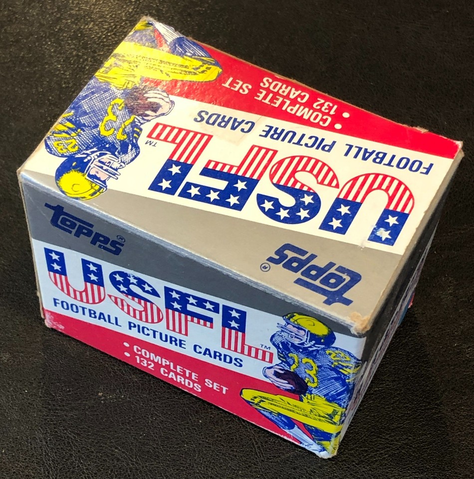 1985 Topps USFL Football Trading Card EMPTY Set Display Box | eBay
