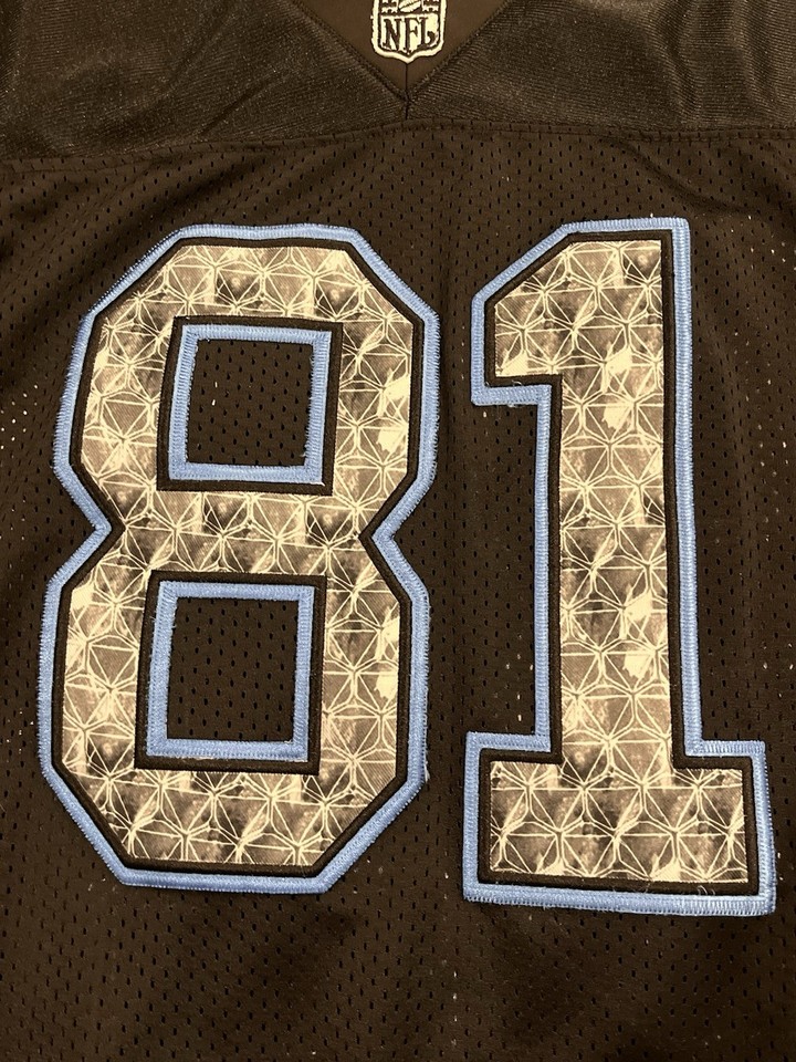 Calvin Johnson #81 Detroit Lions NFL Reebok Black Home Jersey Men's ...