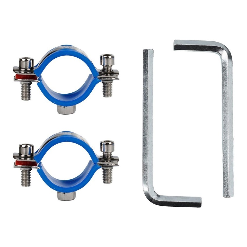 2PC 25 to 28mm Adjustable Fixing Pipe Clamp Kit for Office Chairs with ...