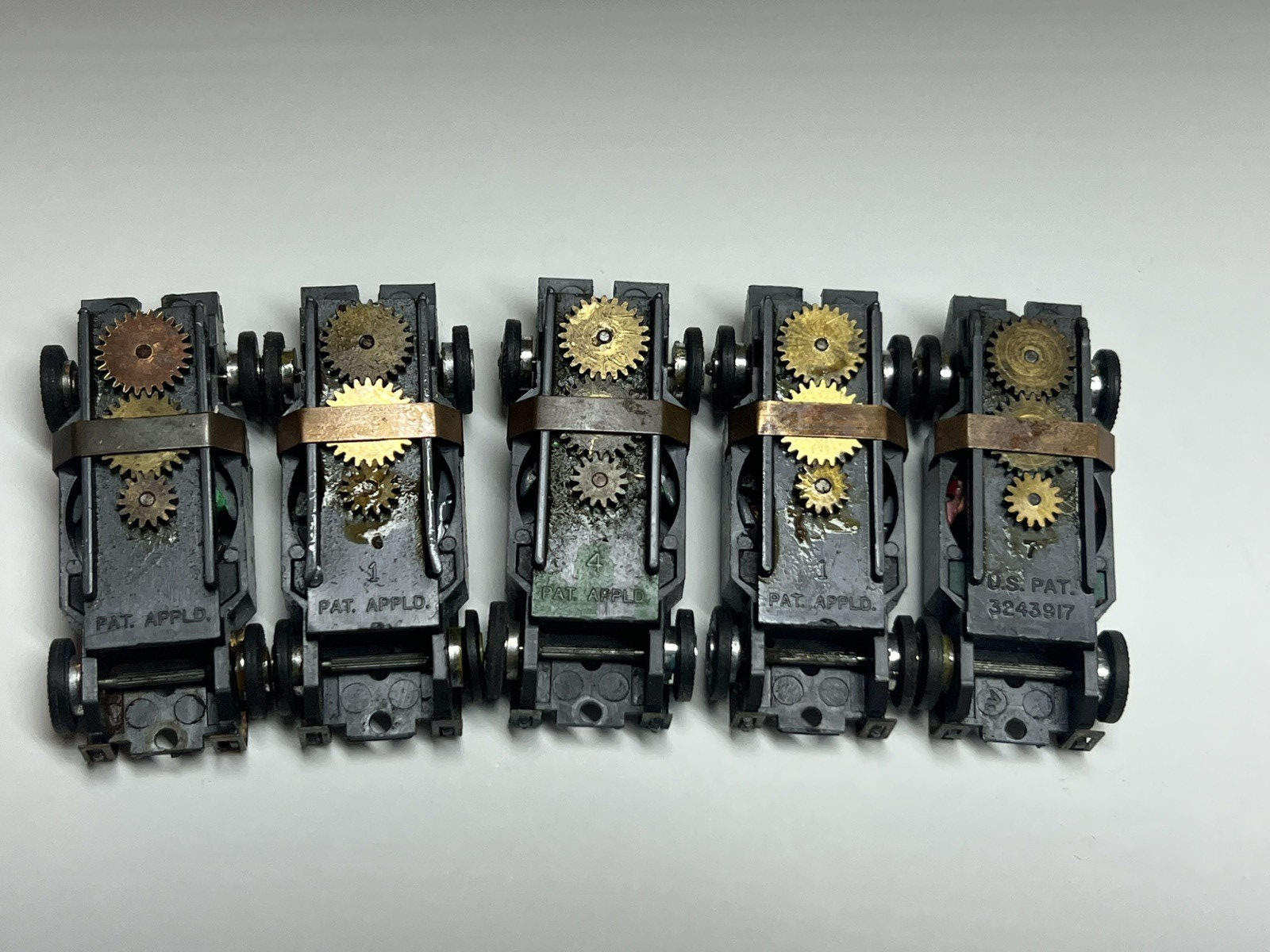 LOT OF 5 - ORIGINAL AURORA T-JET CHASSIS | eBay