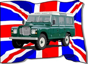 Union Jack Flag Land Rover Defender Series 3 Sticker | eBay