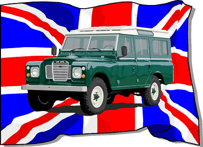 Union Jack Flag Land Rover Defender Series 3 Sticker | eBay