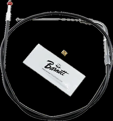 Barnett Black Vinyl Throttle Cable +6 Harley Softail Springer Classic ...